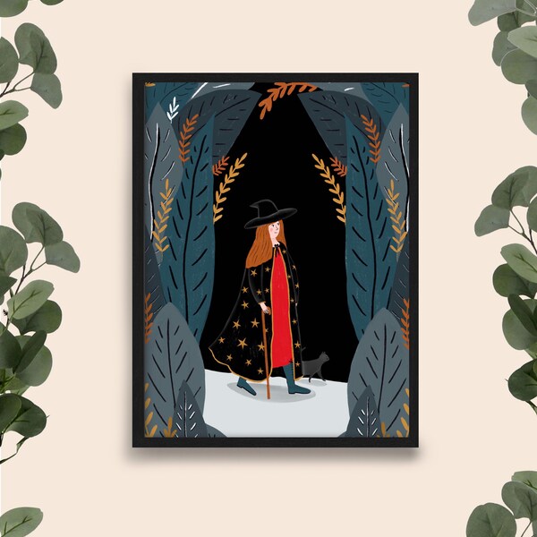 Witch Folk Art - Etsy