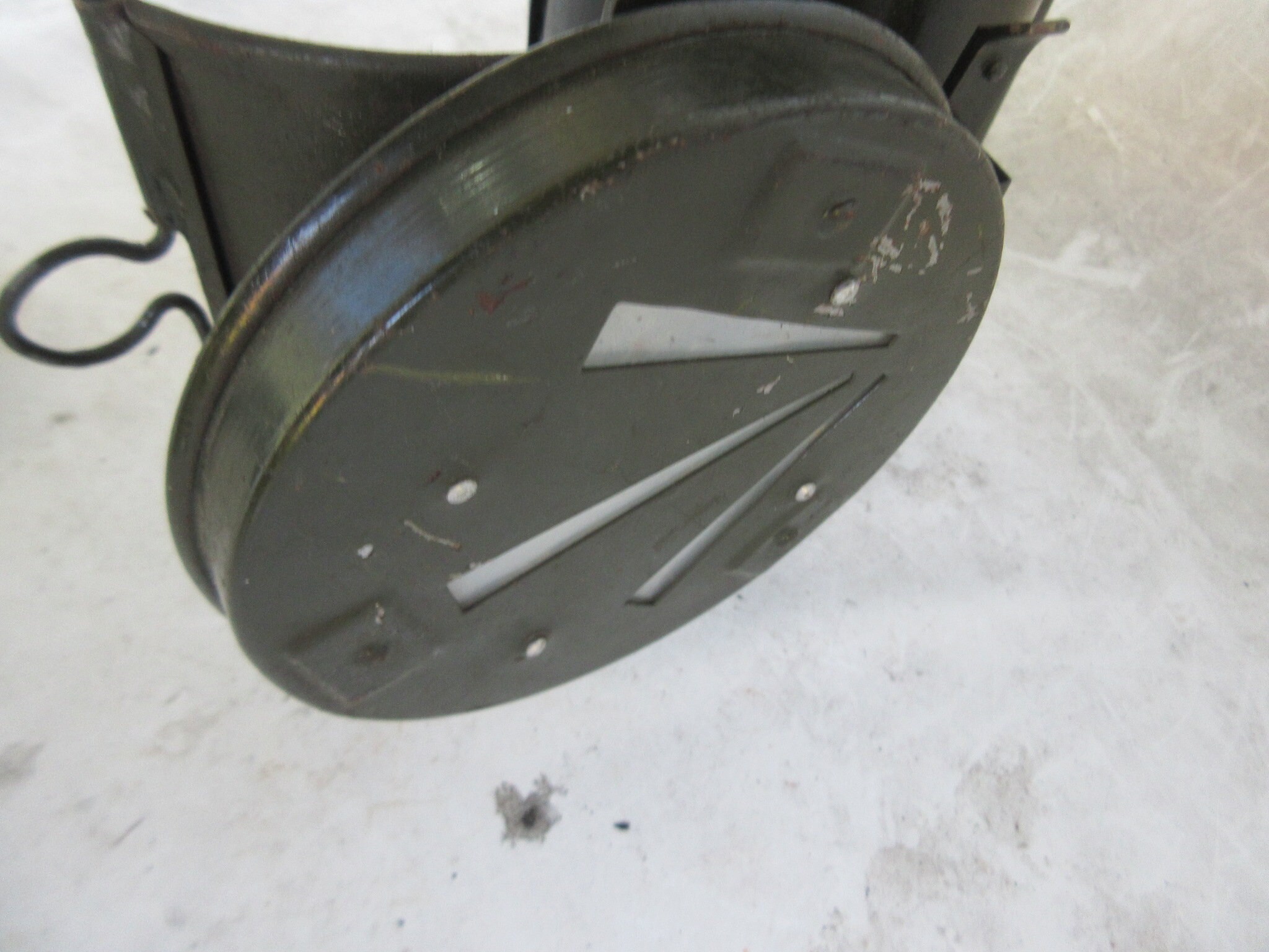 WWII WK2 British Signaling Oil Lamp Signal Light Oil Lamp Signal Light ...