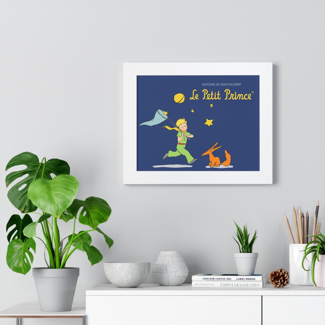 The Little Prince Framed Horizontal Poster. Le Petit Prince Poster. Art ...