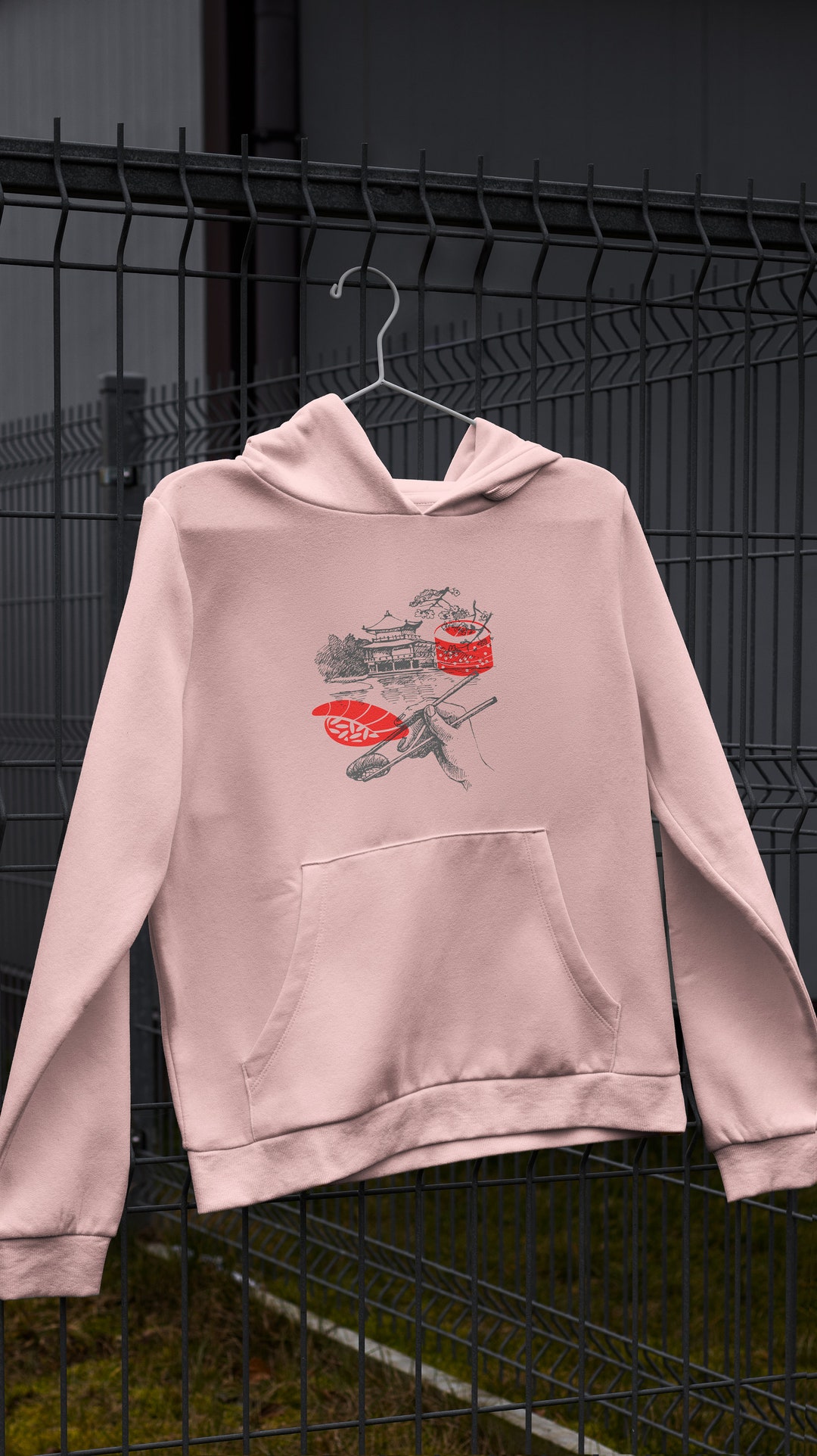 Unisex Japanese Sushi Hoodie, Japan Street Style, Asian Culinary Chic ...