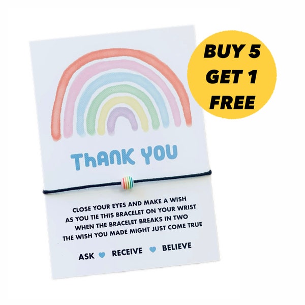 Thank You Bracelet - Etsy