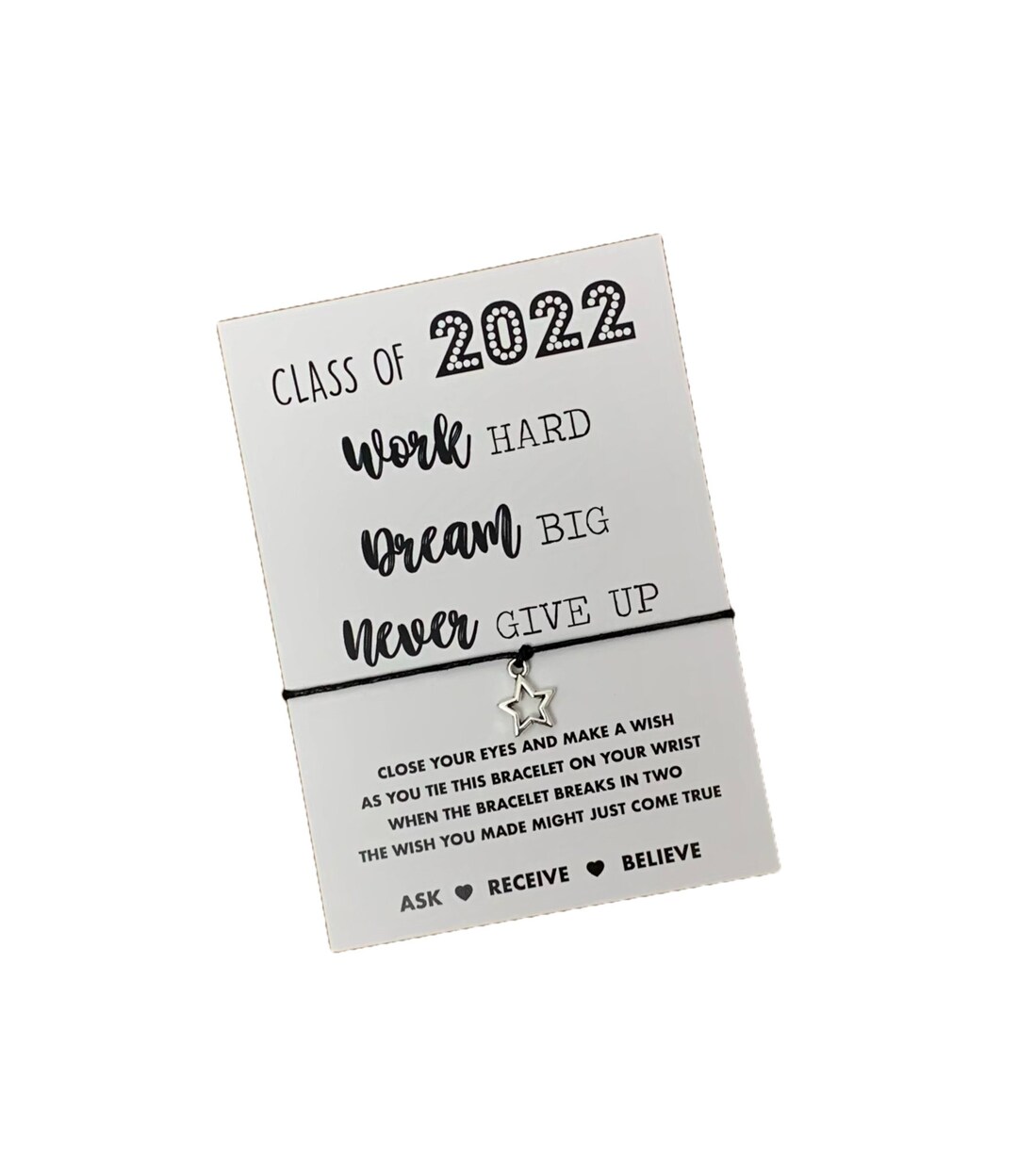 Class of 2022 Gift Class of 2022 Wish Bracelet Class of 2022 Wish ...