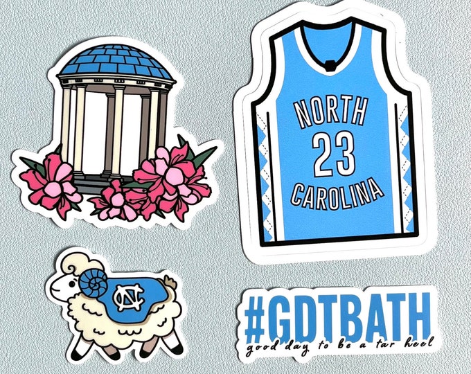 University of North Carolina Chapel Hill Old Well, Ramses, 23 Jersey ...