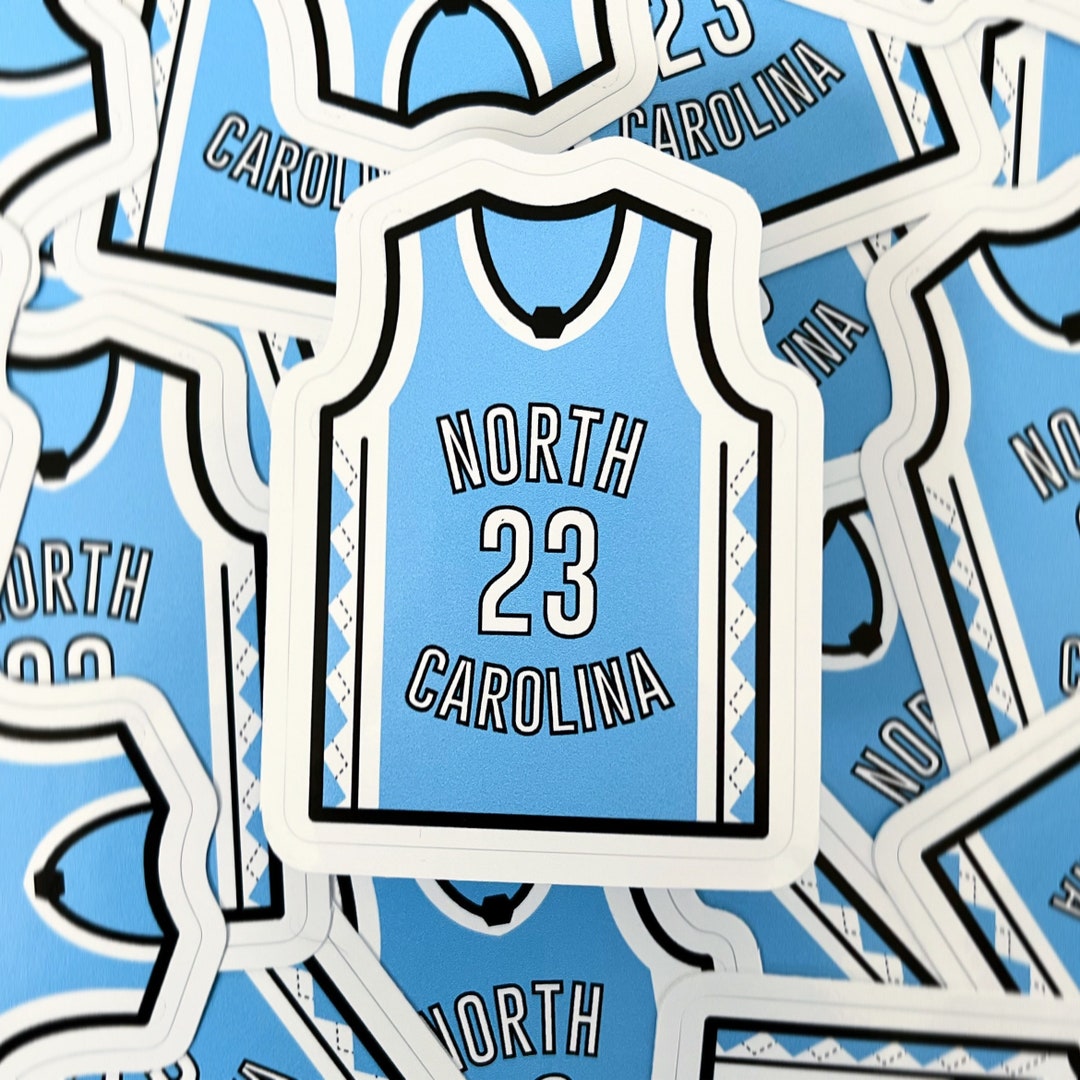 UNC - Chapel Hill 23 Jersey Sticker | College Graduation Gift - Etsy