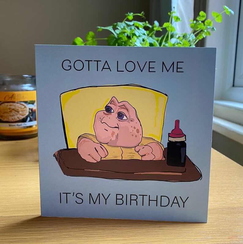 Baby Sinclair Dinosaurs 1990s Art Birthday Card Gotta Love - Etsy