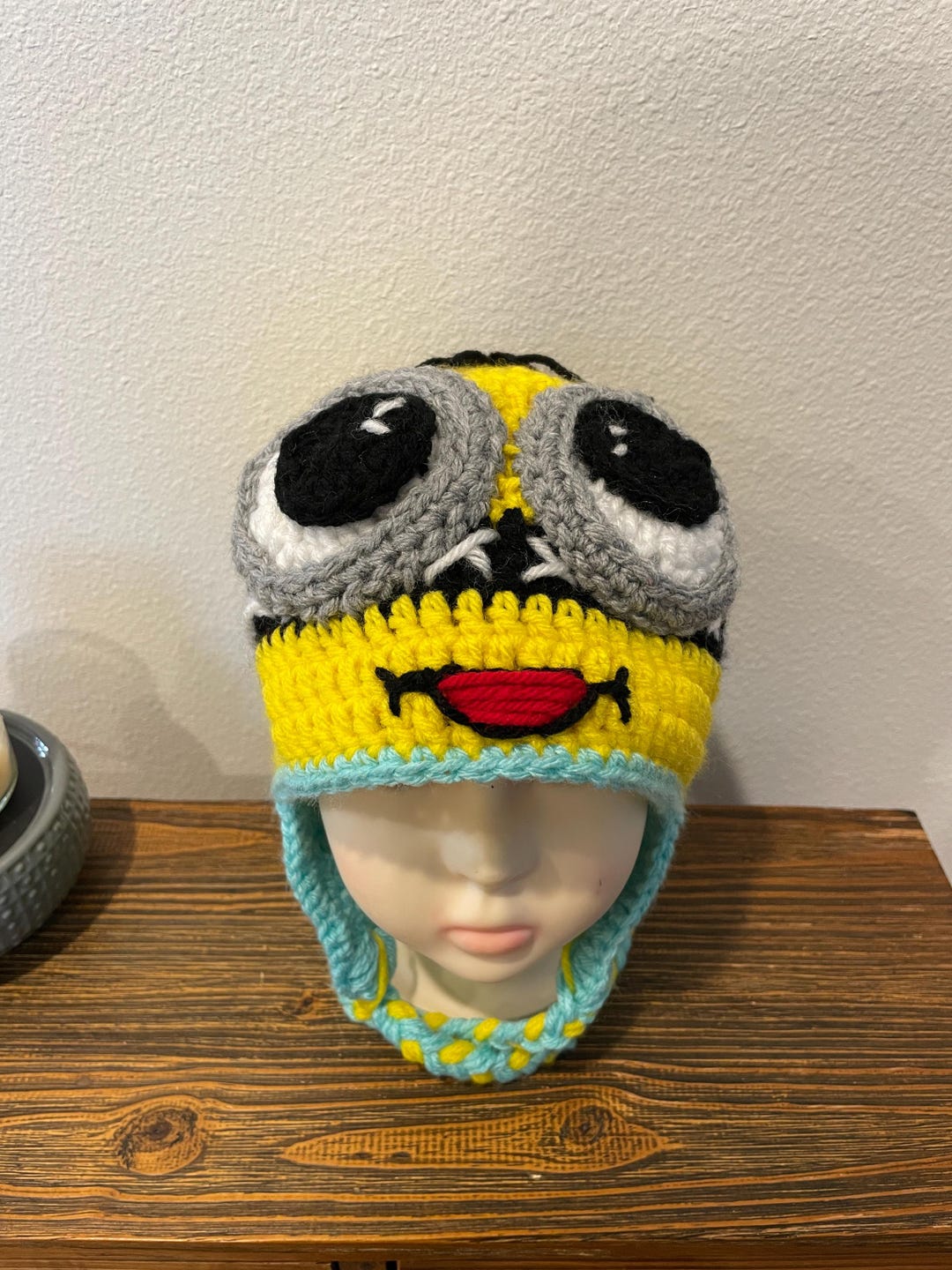 Mini Minion Ear-flap Hat - Etsy