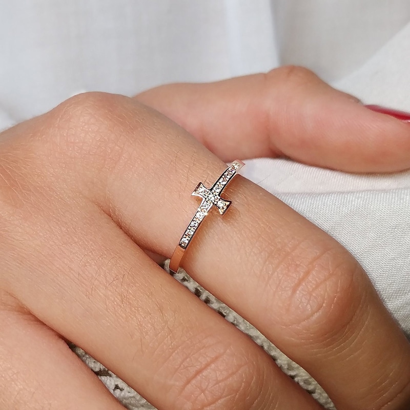 Cross Ring - Etsy
