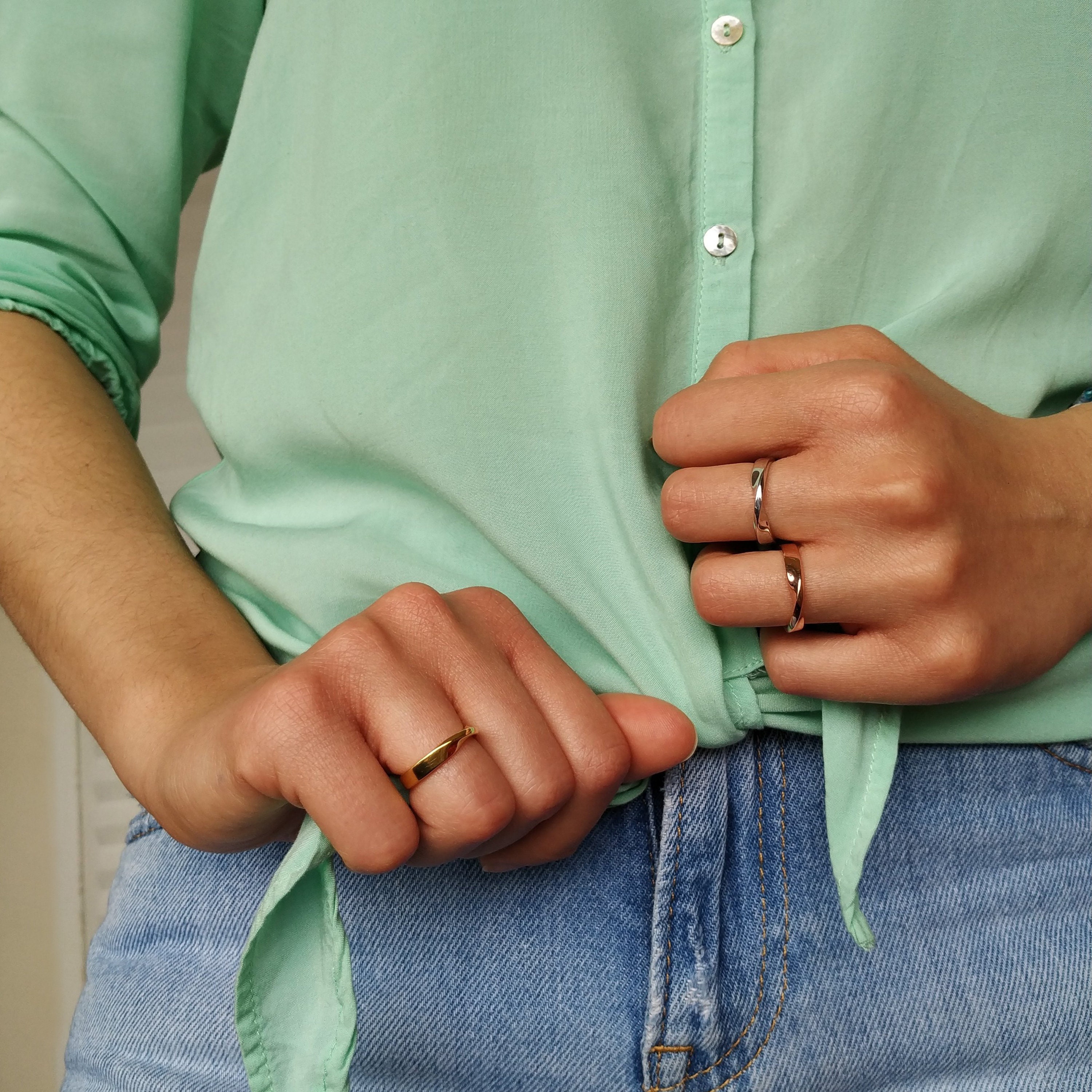 Mobius Ring Silver Mobius Ring Solid Mobius Ring Mobius | Etsy