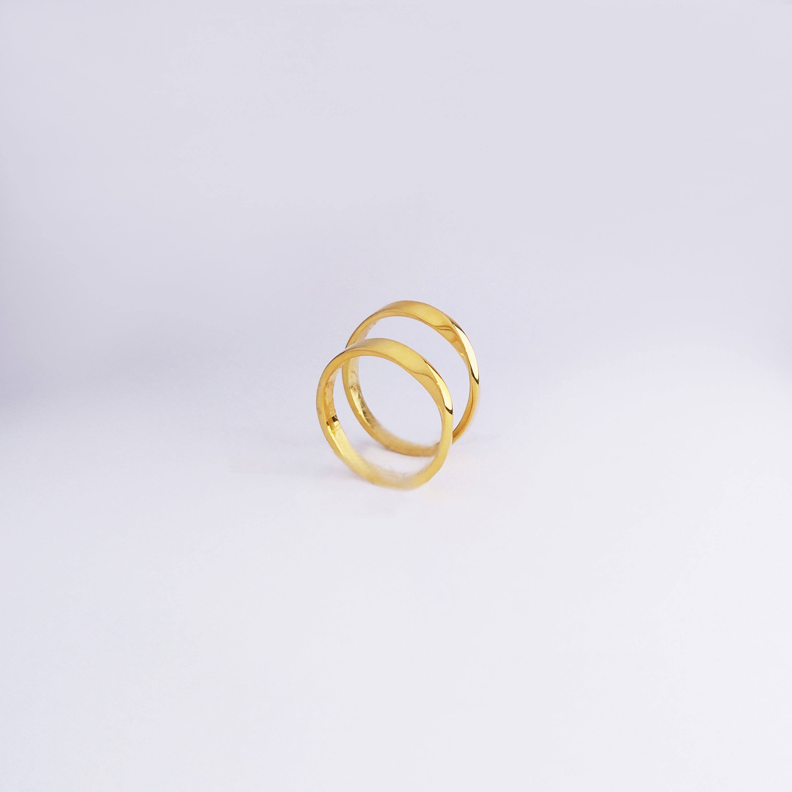 Mobius Ring Set Couple Wedding Band Mobius Wedding Band Men | Etsy