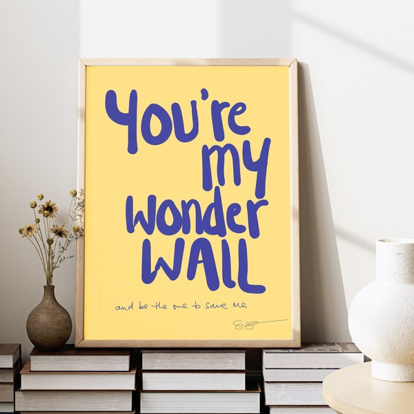 Wonderwall - Etsy