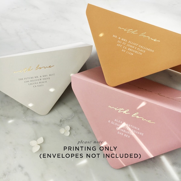 Envelope Printing - Etsy