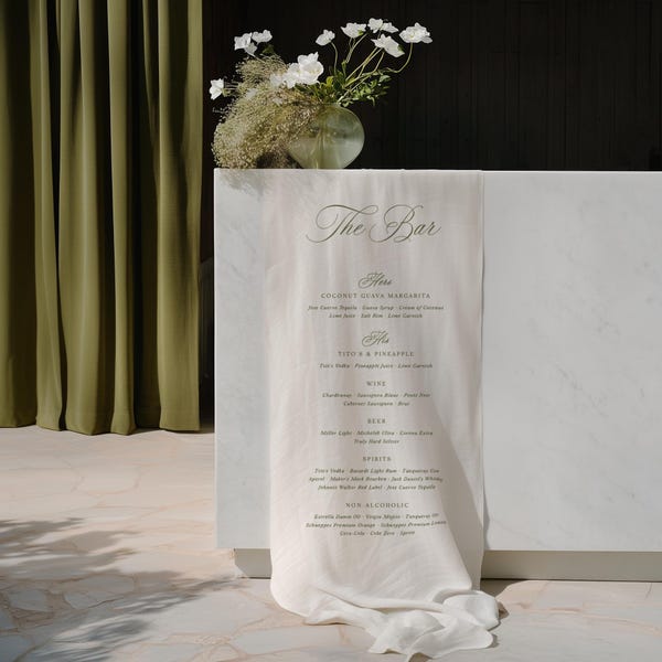 Lace Wedding Bar Sign - Etsy UK