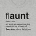 Super Aunt Gift Shirt, Gift for Aunt, Flaunt Definition Shirt, Fabulous ...
