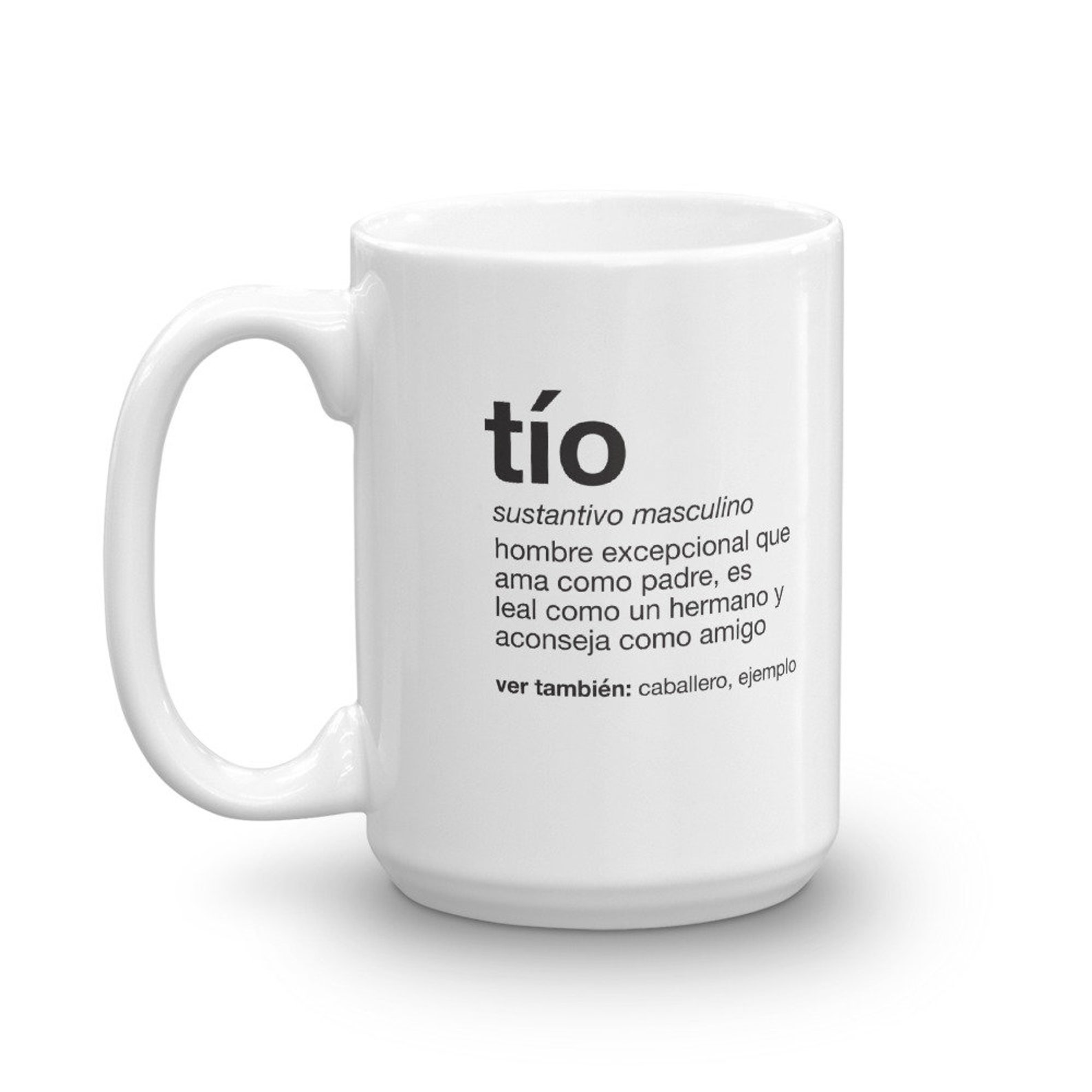 Tio Gift Uncle Gift Mug Spanish Tío Definition Uncle Gift - Etsy España