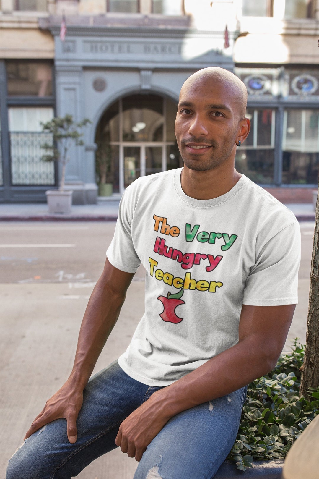 Funny Teacher Graphic Tshirt - the Very Hungry Teacher Caterpillar ...