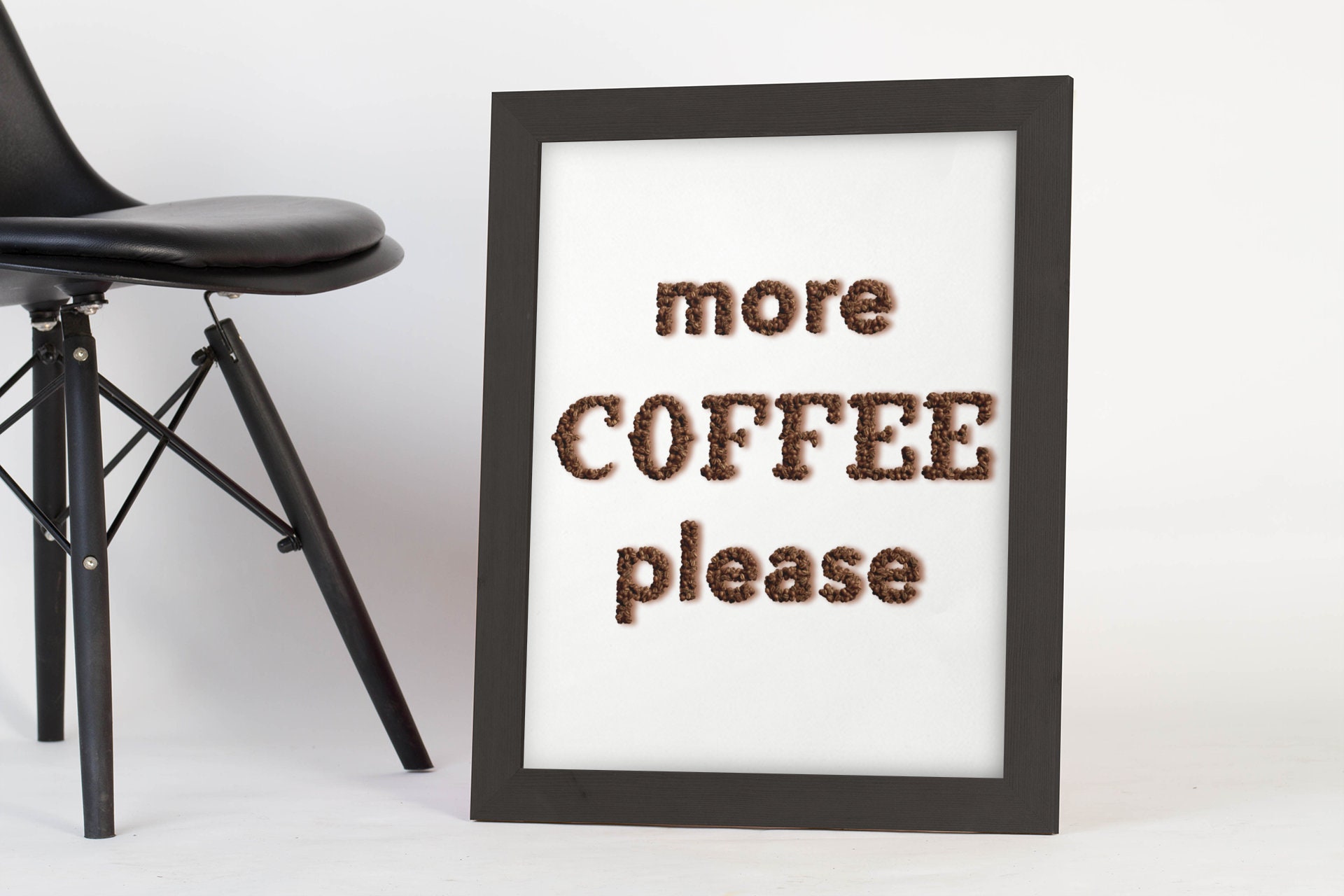 More Coffee Please Premium Framed Vertical Poster Coffee - Etsy