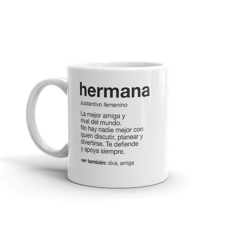 Hermana Spanish Gift Mug Taza Regalo Para Hermanita Gift - Etsy