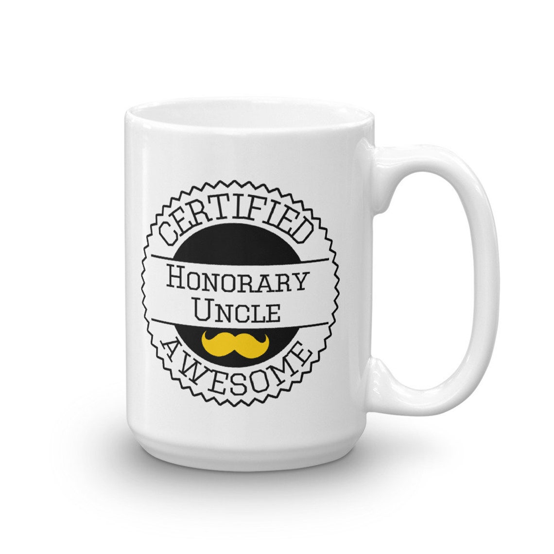 Honorary Uncle: Certified Awesome Gift Mug Pregnancy Birth | Etsy