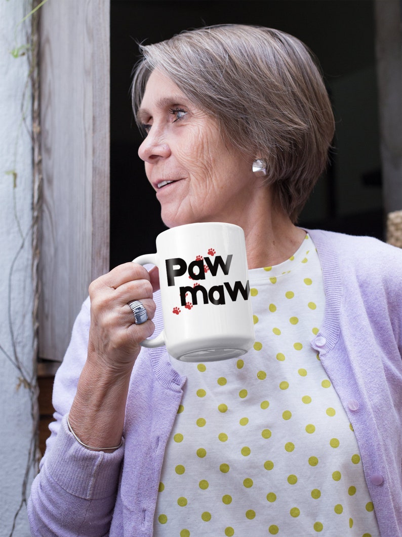 Dog Lover Grand Paw Maw Coffee Mug Pet Grandmother Tea Mug - Etsy