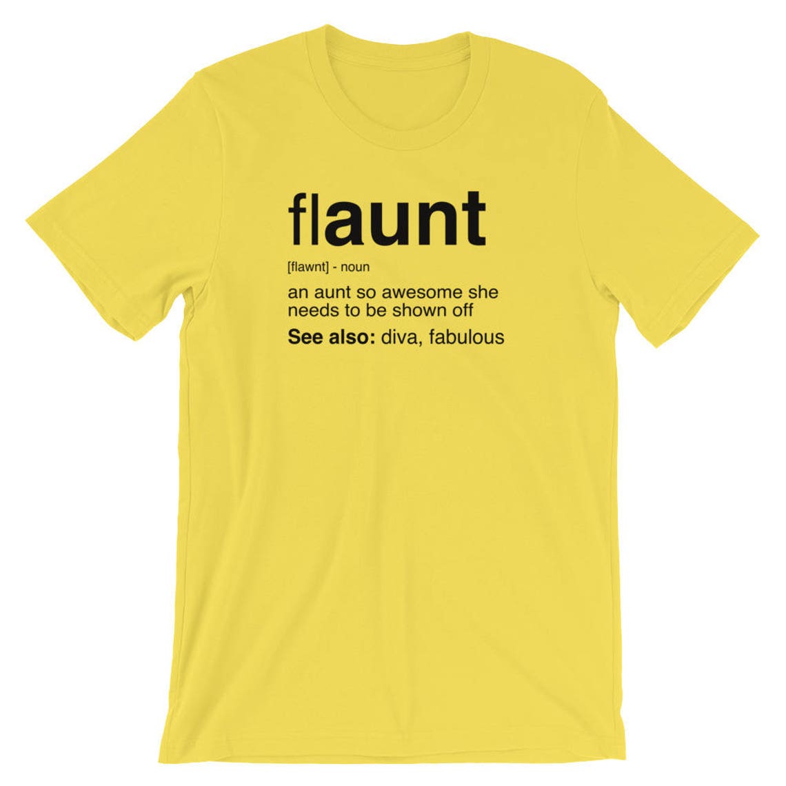 Super Aunt Gift Shirt Gift for Aunt Flaunt Definition Shirt | Etsy