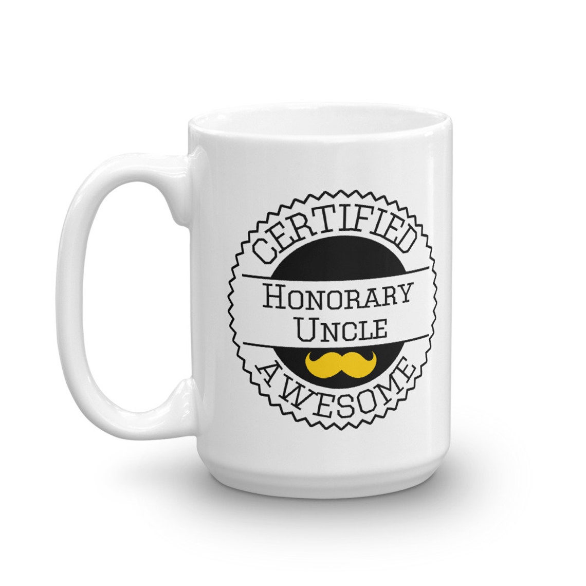 Honorary Uncle: Certified Awesome Gift Mug Pregnancy Birth | Etsy