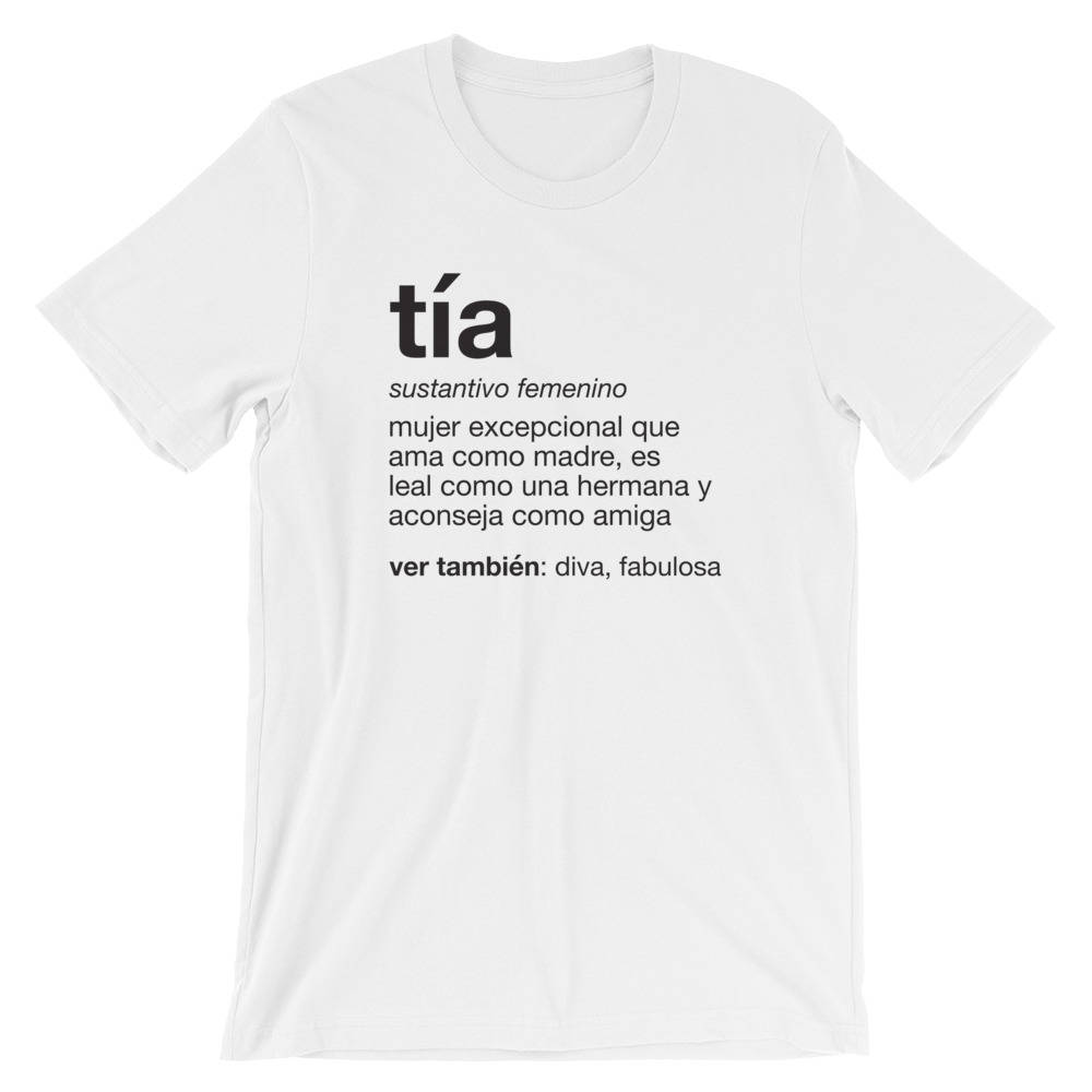 Tia Definition Tshirt Spanish Titi Gift Auntie Unisex | Etsy