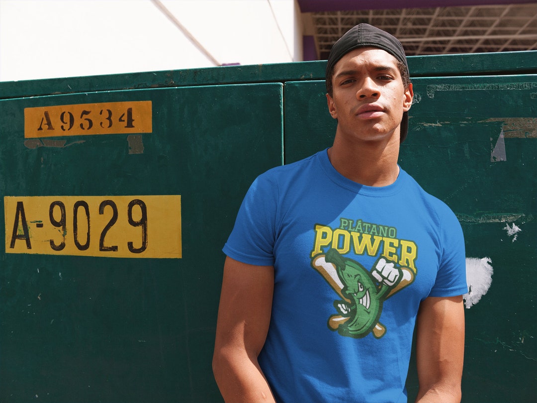 Platano Power Dominican Republic Baseball Player Short-sleeve Unisex T ...