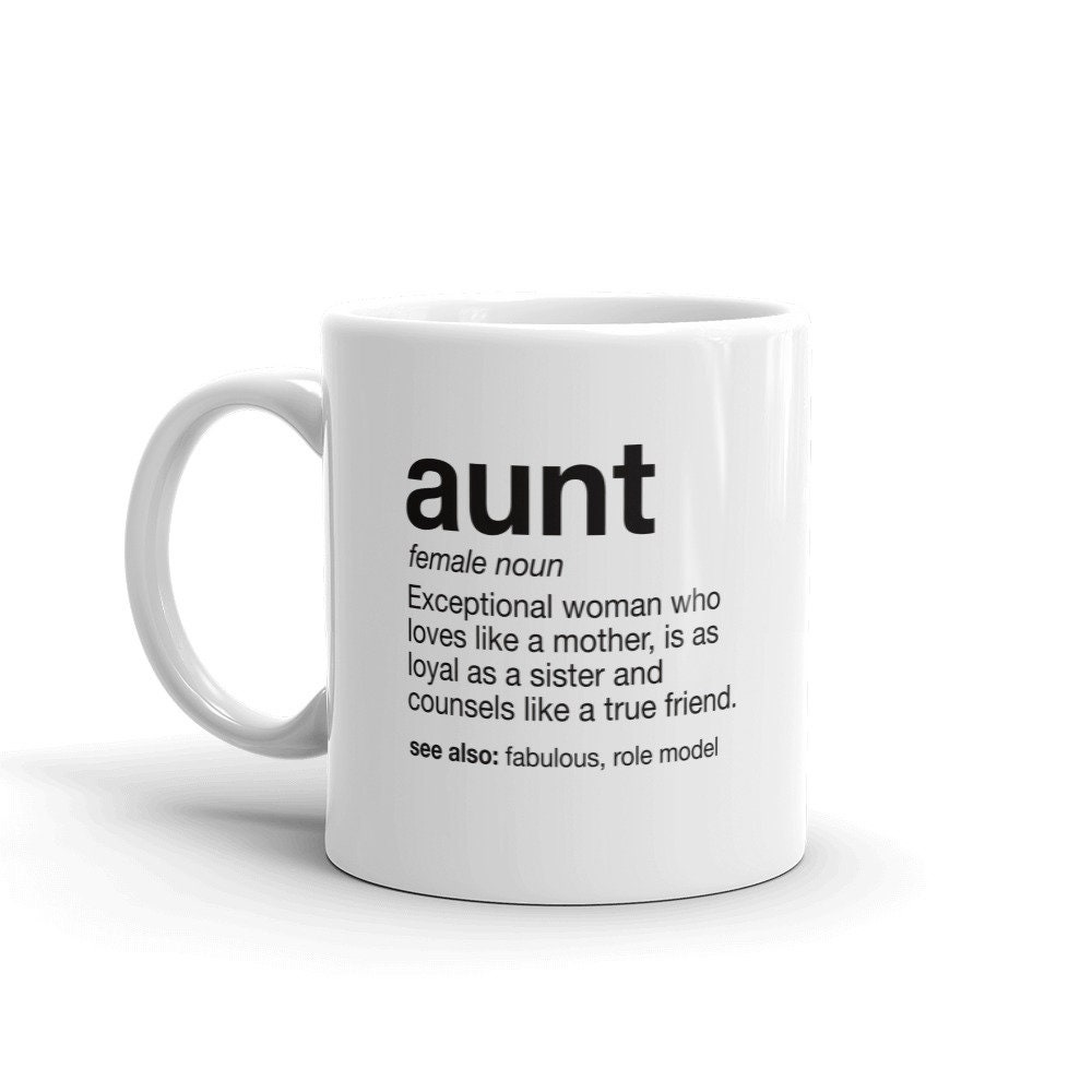 Auntie Gift Mug Aunt Definition Gift Pregnancy | Etsy