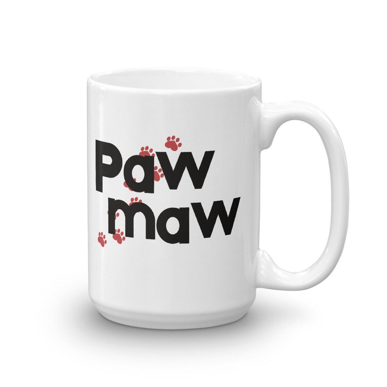 Dog Lover Grand Paw Maw Coffee Mug Pet Grandmother Tea Mug - Etsy
