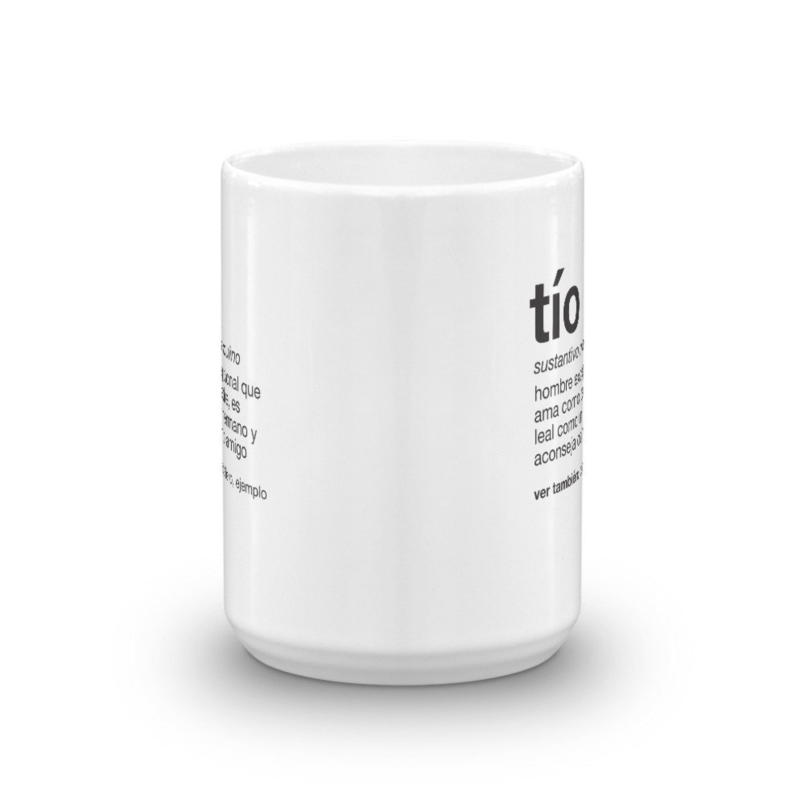 Tio Gift Uncle Gift Mug Spanish Tío Definition Uncle Gift | Etsy