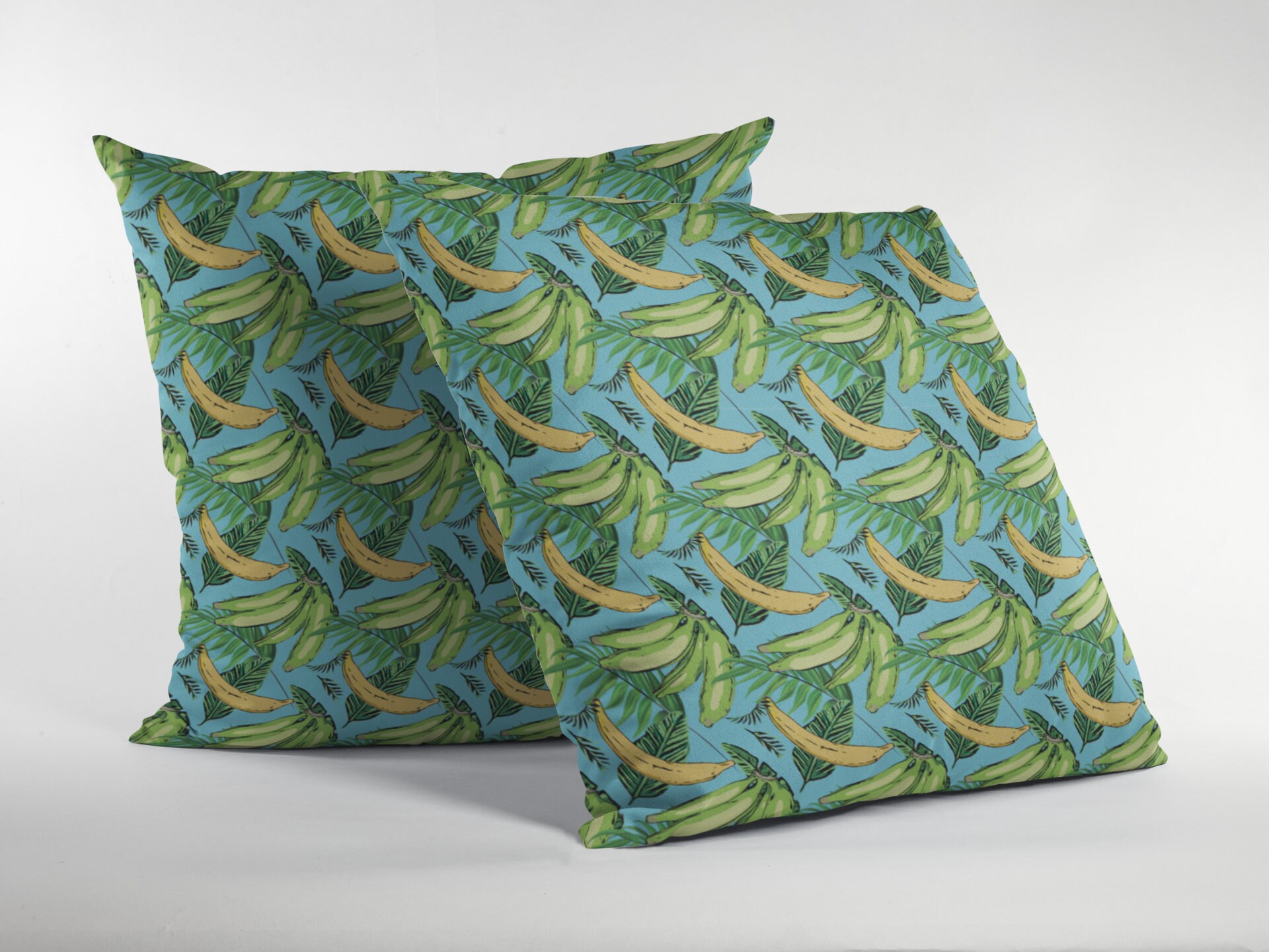Plantain Paradise Tropical Pattern Home Decor Basic Pillow - Etsy
