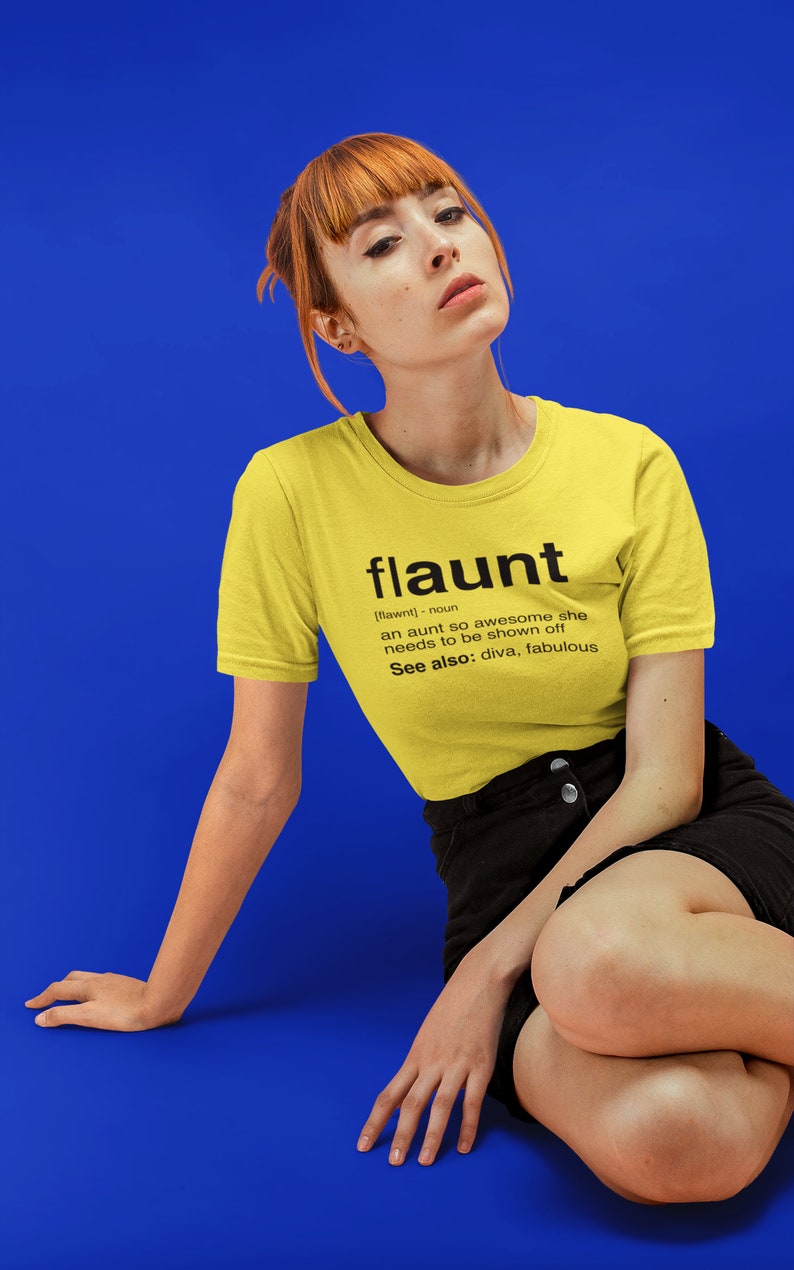 Super Aunt Gift Shirt Gift for Aunt Flaunt Definition Shirt - Etsy