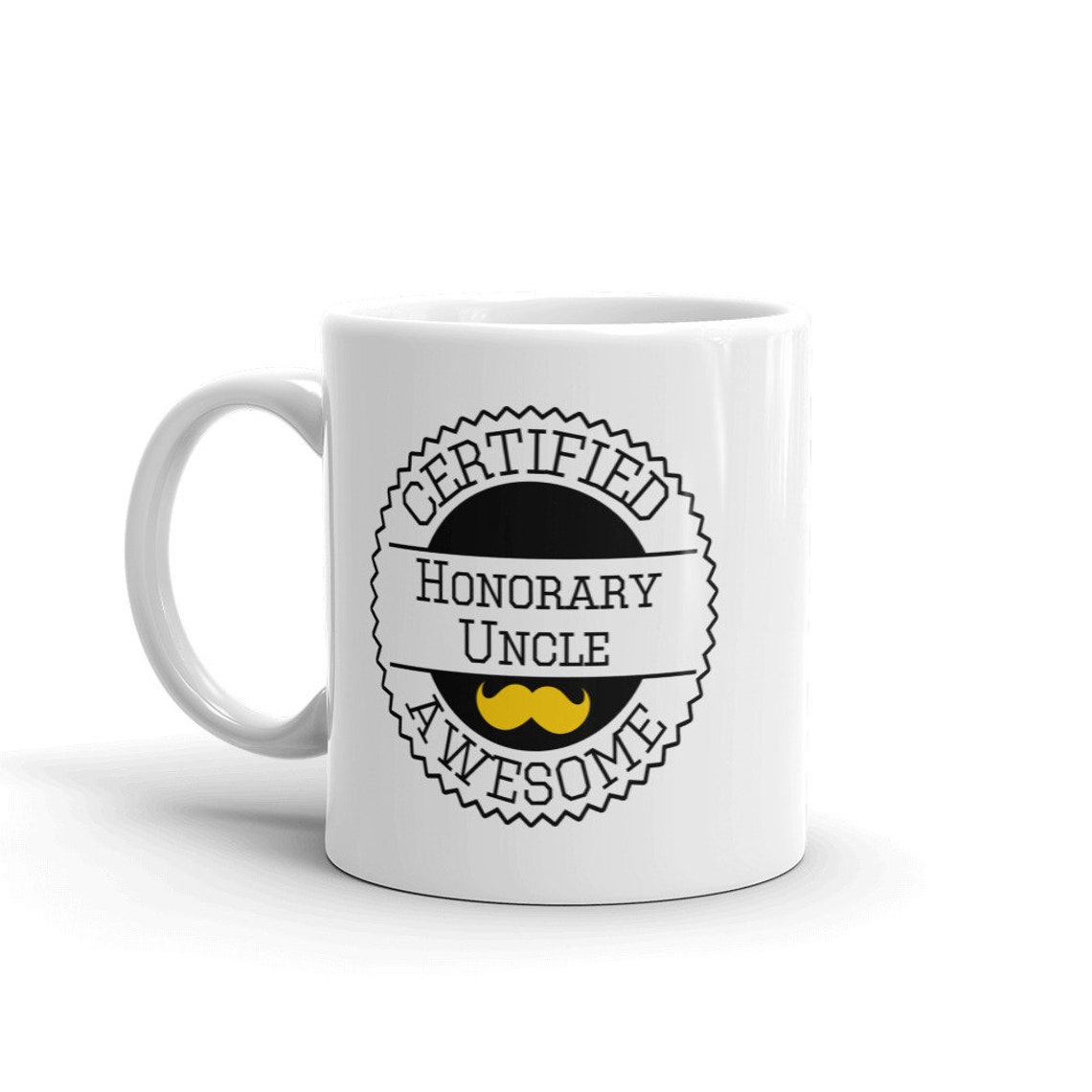 Honorary Uncle: Certified Awesome Gift Mug Pregnancy Birth | Etsy