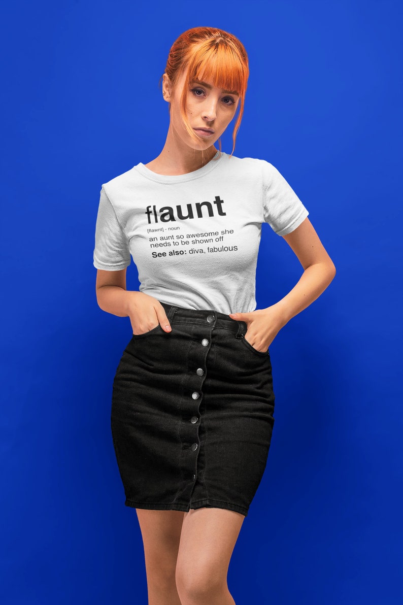 Super Aunt Gift Shirt Gift for Aunt Flaunt Definition Shirt | Etsy