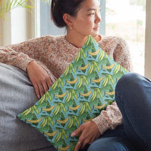 Plantain Paradise Tropical Pattern Home Decor Basic Pillow Case Only ...