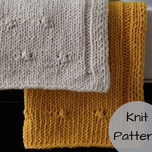 Knitting Pattern // Textured Knitted Face Scrubbie Reusable - Etsy