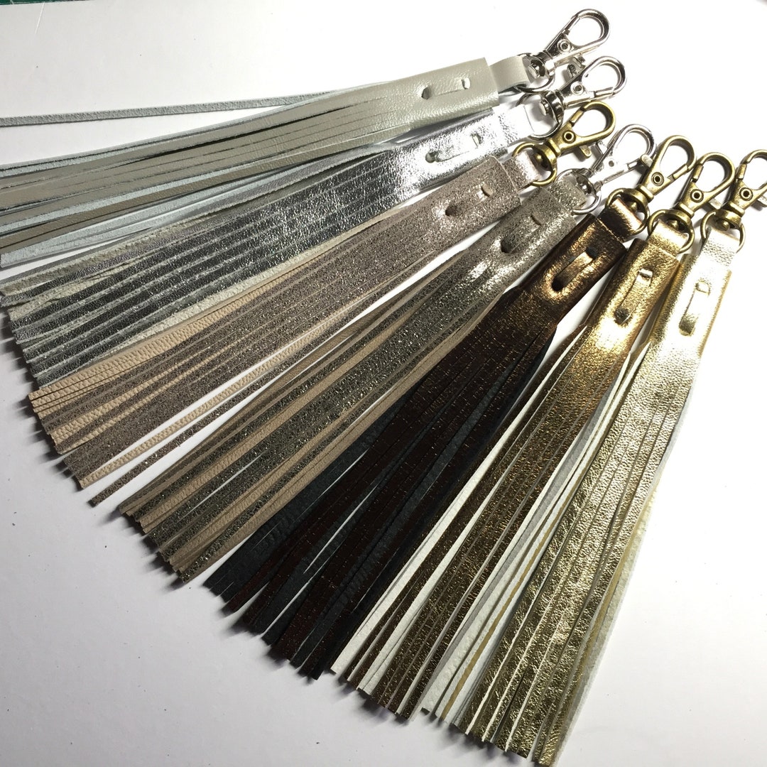 Pair of Metallic Boot Tassels, Gold, Silver, Rose, Pewter, Bronze and ...