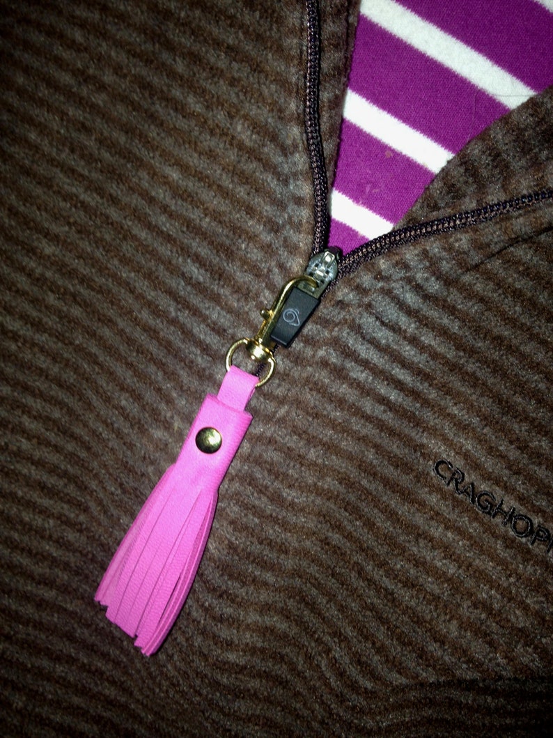 Cute Mini Leather Single Tassel 100mm Leather/suede Ankle or Zipper ...