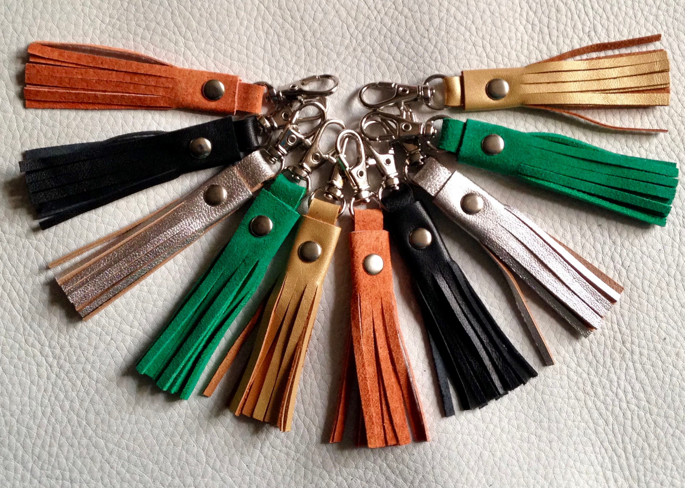 Cute Mini Leather Single Tassel 100mm Leather/suede Ankle or Zipper ...