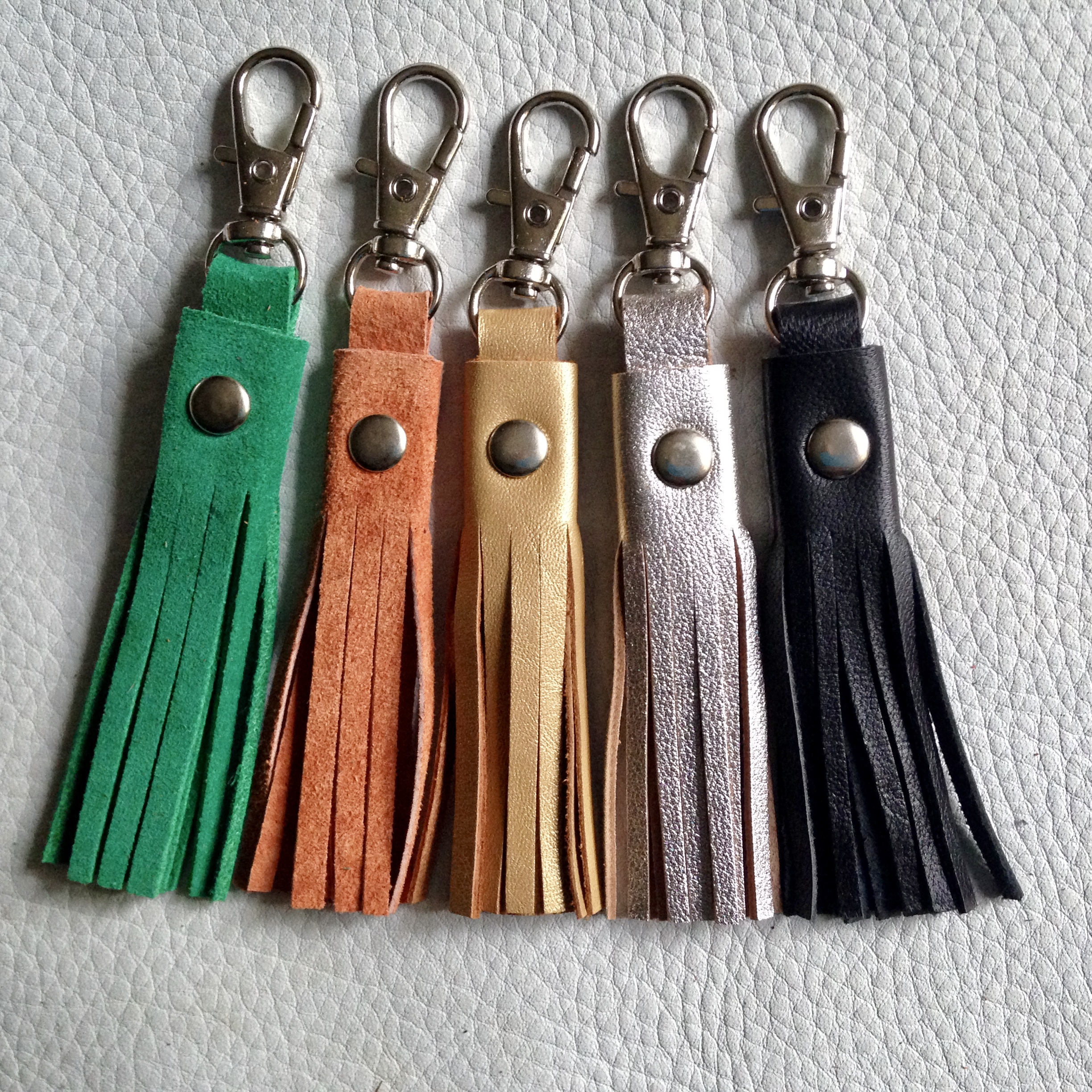 Cute Mini Leather Single Tassel 100mm Leather/suede Ankle or Zipper ...