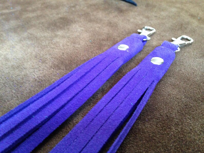 Leather Tassels Clip On Tassels Handbag Tassels Or Boot Etsy Australia