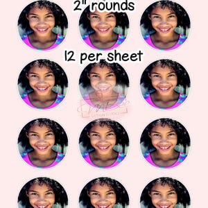 Custom Edible Image Cake Topper Your Photo Logo Cupcakes Cookies Cake ...