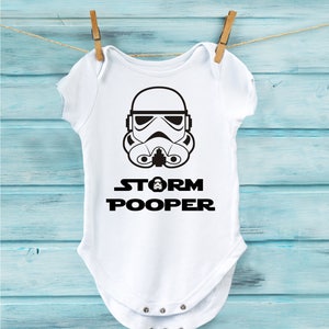 Star Wars Storm Pooper the Dark Side Baby Onesie Baby - Etsy