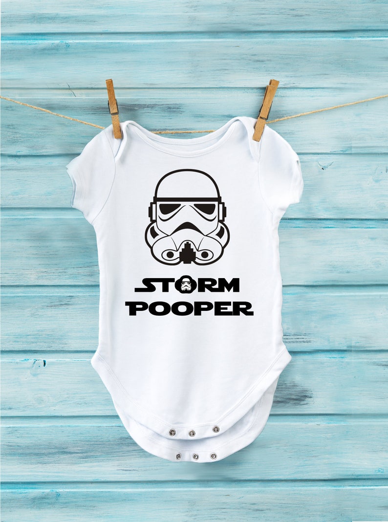 Star Wars Storm Pooper the Dark Side Baby Onesie Baby | Etsy