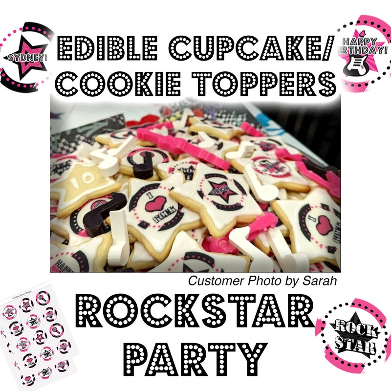 Rockstar Birthday Cake - Etsy