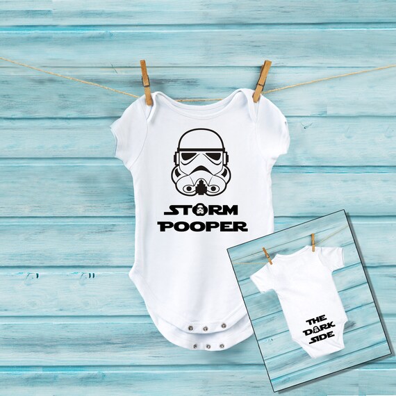 Star Wars Storm Pooper the Dark Side Baby Onesie Baby | Etsy