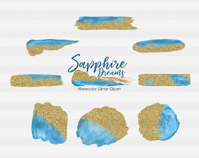 Brush Strokes-watercolor Clipart-watercolor Splashes-ink Splatter ...