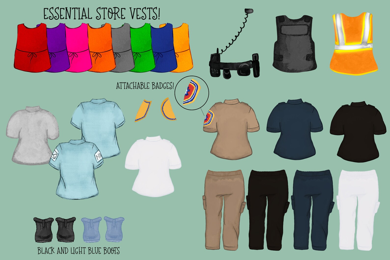 Essential Worker Expansion Pack essential PNG Character | Etsy