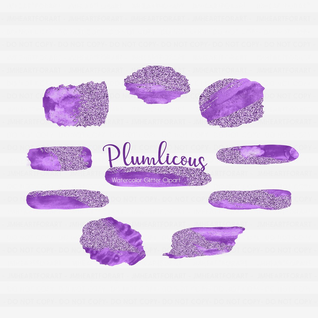 Brush Strokes-watercolor Clipart-watercolor Splashes-ink Splatter ...