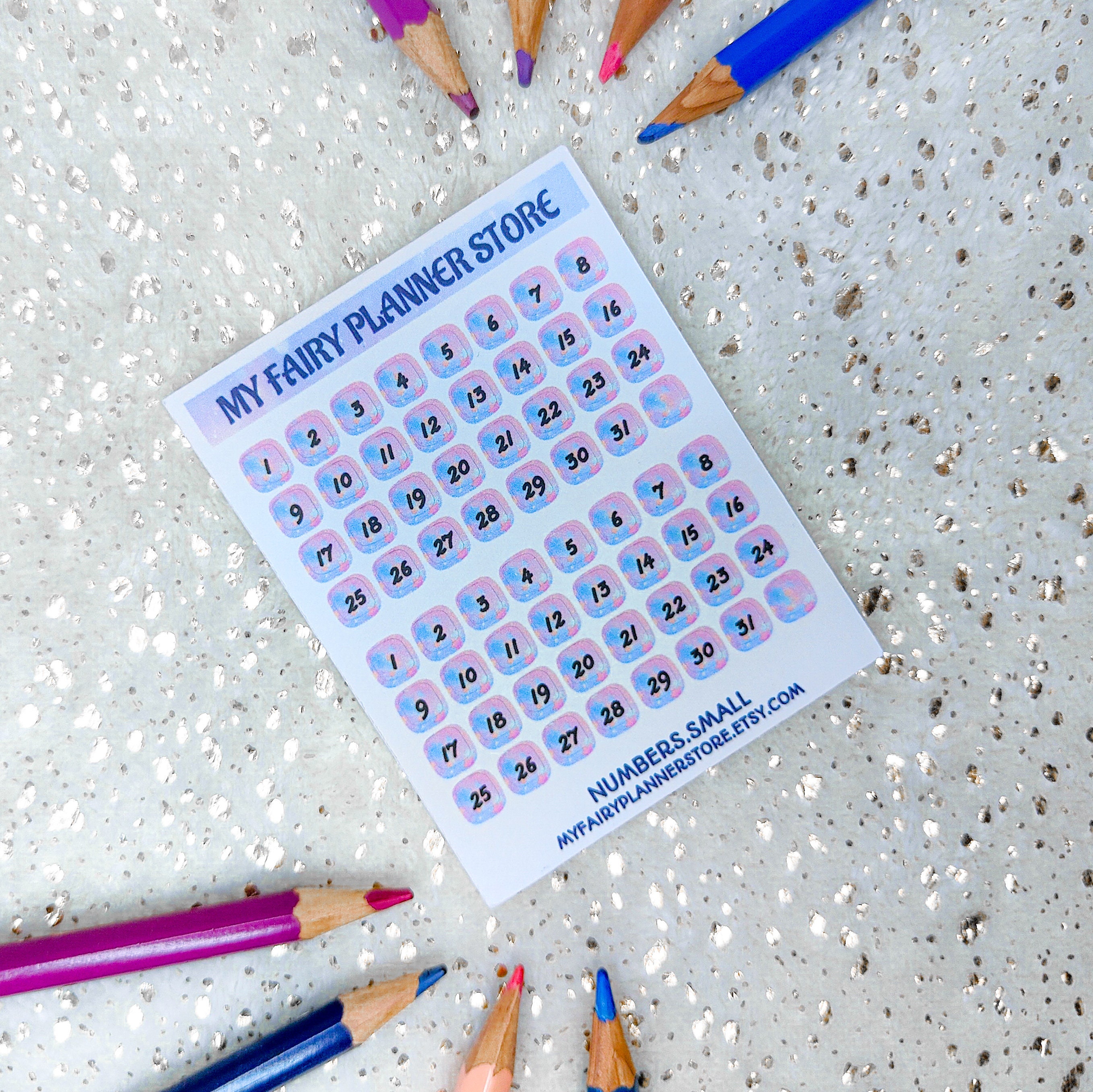 NUMBERS - Stickers, Script Stickers, Functional Stickers, Deco Stickers ...